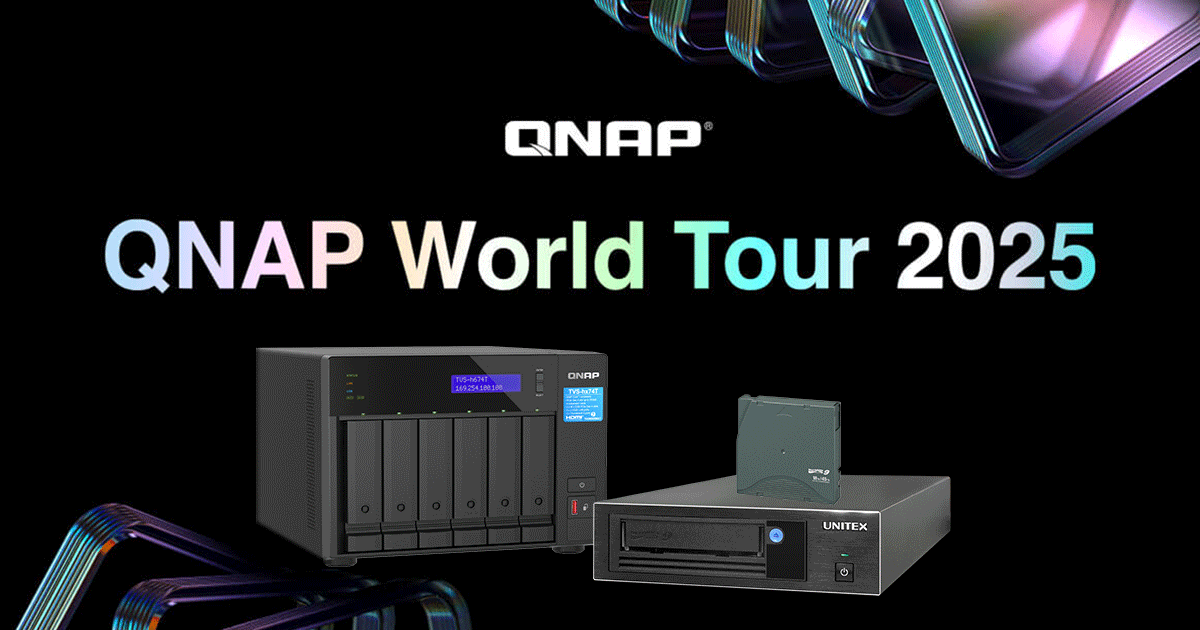 UNITEX to Sponsor QNAP World Tour 2025 and Showcase NAS × LTO Archive ...